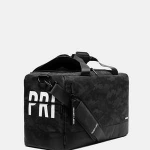 REFLECTIVE BLACK CAMO DUFFLE BAG - Private Label – PRIVATE LABEL
