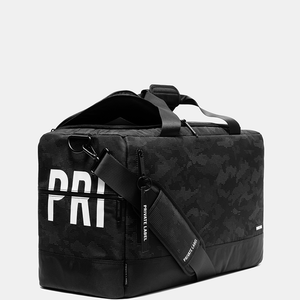 REFLECTIVE BLACK CAMO DUFFLE BAG - Private Label – PRIVATE LABEL